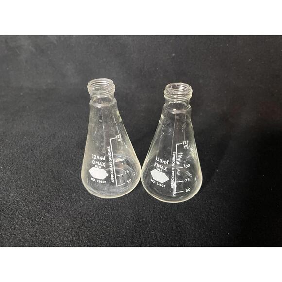 Other | Kimax Erlenmeyer Flask Set 125ml Capacity With Graduated ...